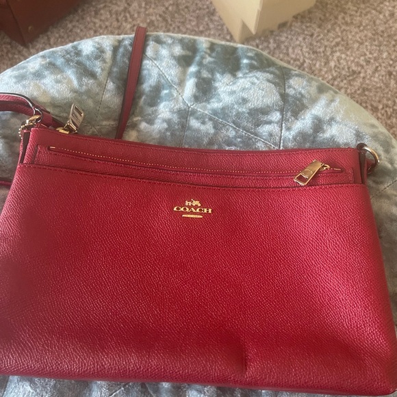 Coach | Bags | Coach Red Crossbody Bag | Poshmark